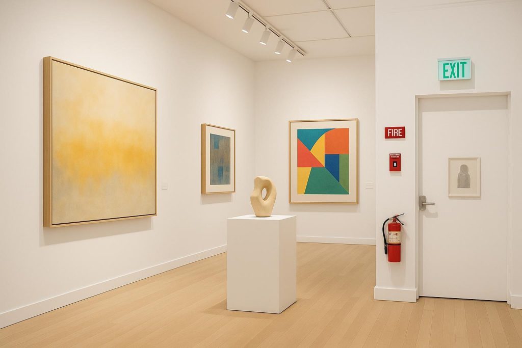 What are the guidelines for fire safety in museums and art galleries in ...